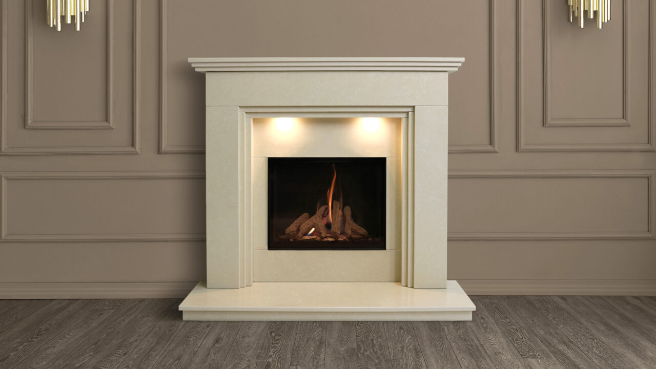 Marble & Limestone - Bains Fireplaces